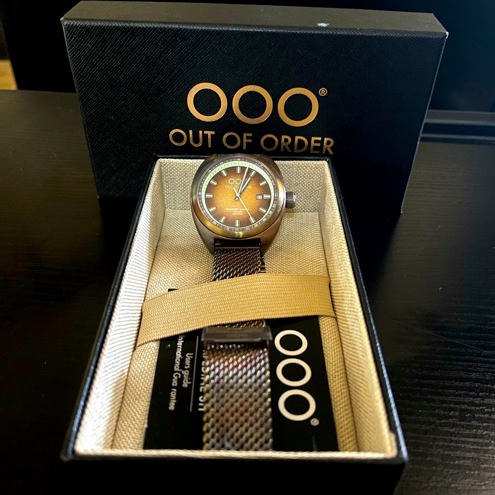 (Rare Collector)Ooo Out Of Order Watch Torpedine3h - Gem